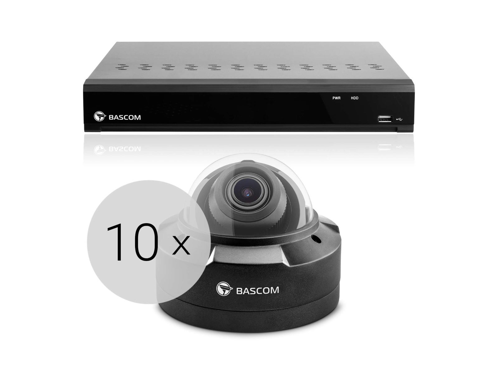 Trådbundet 10-dome-system PLUS - Bascom